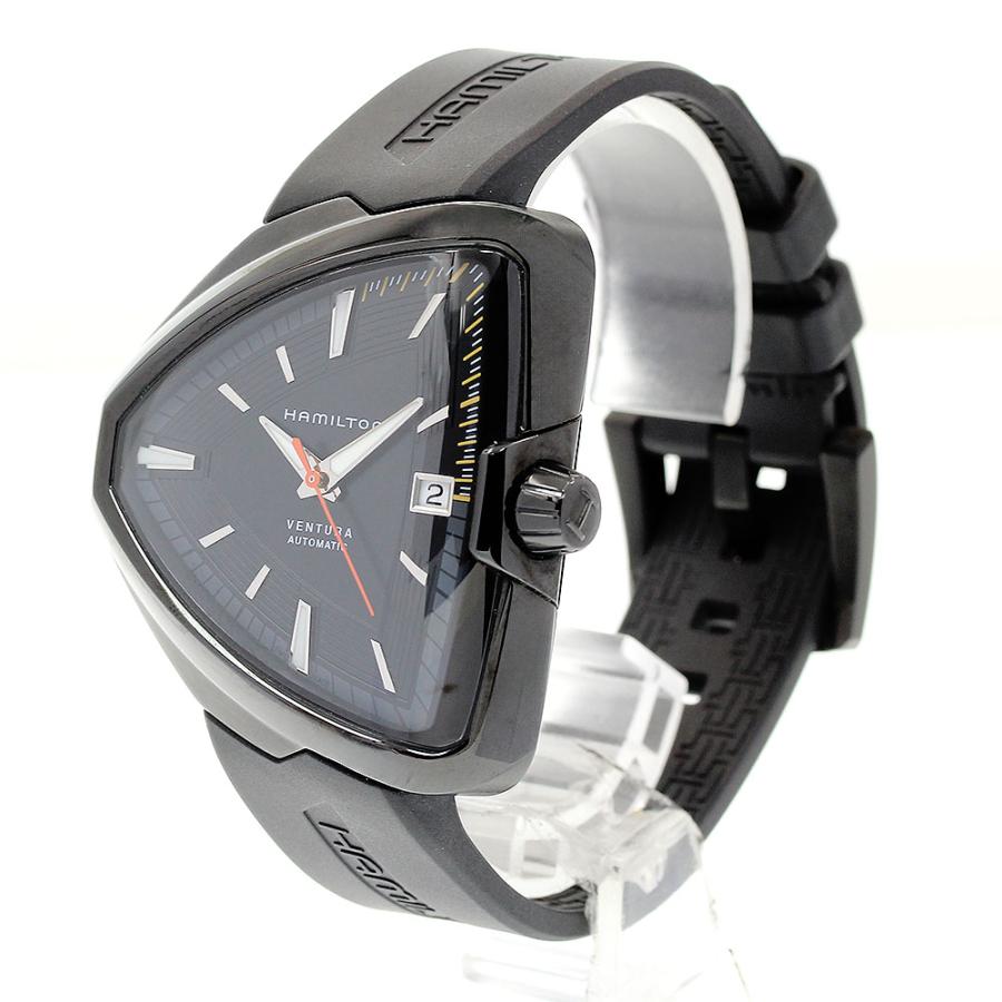 HAMILTON（ハミルトン） HAMILTON H24585731 ベンチュラ エルヴィス80 デイト 自動巻き メンズ 良品 箱・保証書 ...