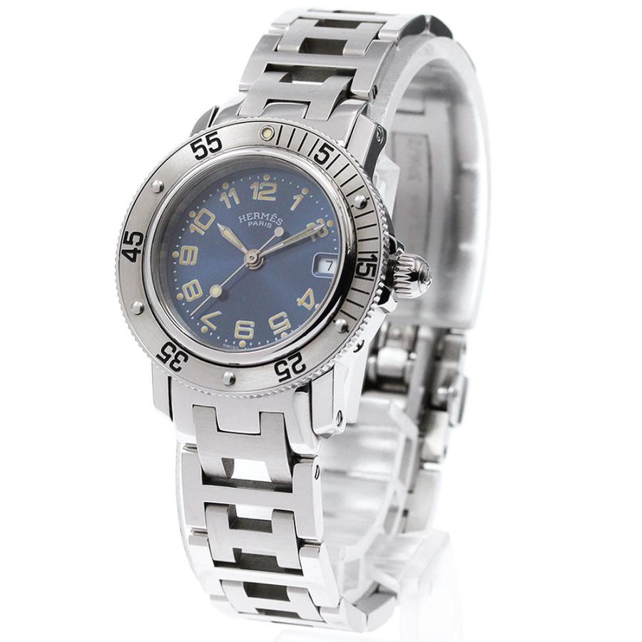 HERMES エルメス CL5.210 クリッパー ダイバー デイト クォーツ レディース 内箱・保証書付き_838794 : CLOSER Yahoo!ショップ - 通販 - Yahoo ...