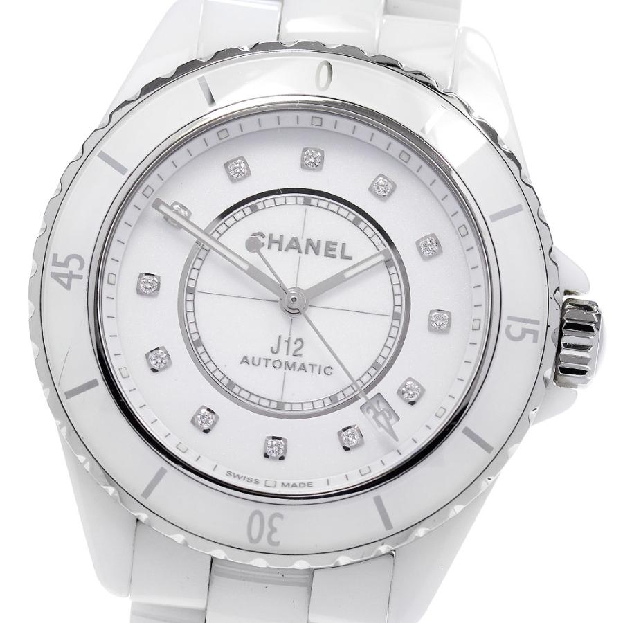 CHANEL シャネル H5705 J12 キャリバー12.1 38MM 12Pダイヤ 自動巻き メンズ _839150 : CLOSER ...