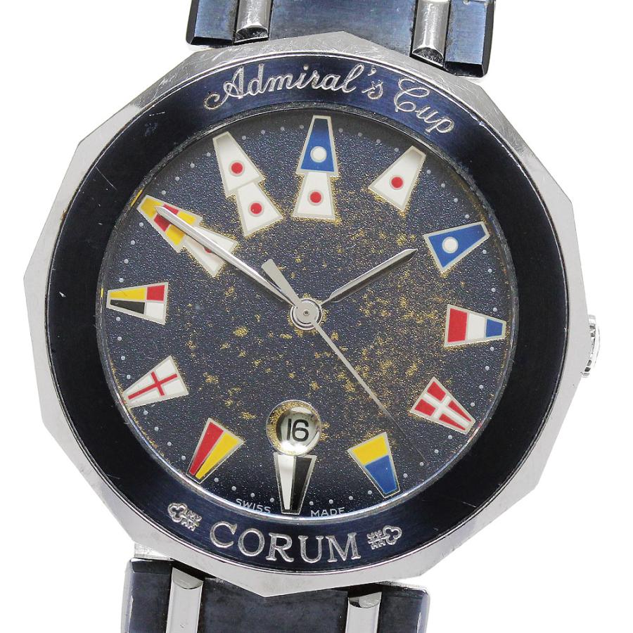 CORUM コルム 99.810.30 V550 アドミラルズカップ デイト クォーツ メンズ _839823 : CLOSER Yahoo!ショップ - 通販 - Yahoo!ショッピング