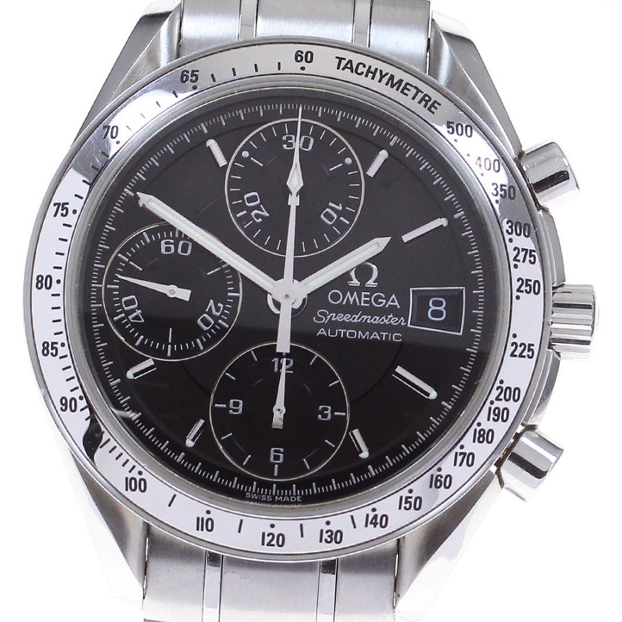 OMEGA オメガ 3513.50 スピードマスター デイト クロノグラフ 自動巻き メンズ _839911 : CLOSER Yahoo!ショップ - 通販 - Yahoo!ショッピング