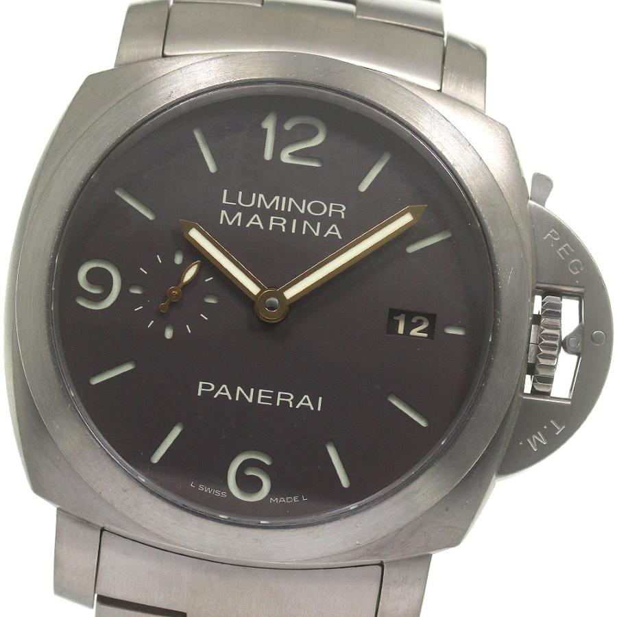 OFFICINE PANERAI パネライ PAM00352 ルミノール マリーナ 1950 3デイズ 自動巻き メンズ _840378 : CLOSER Yahoo!ショップ - 通販 ...