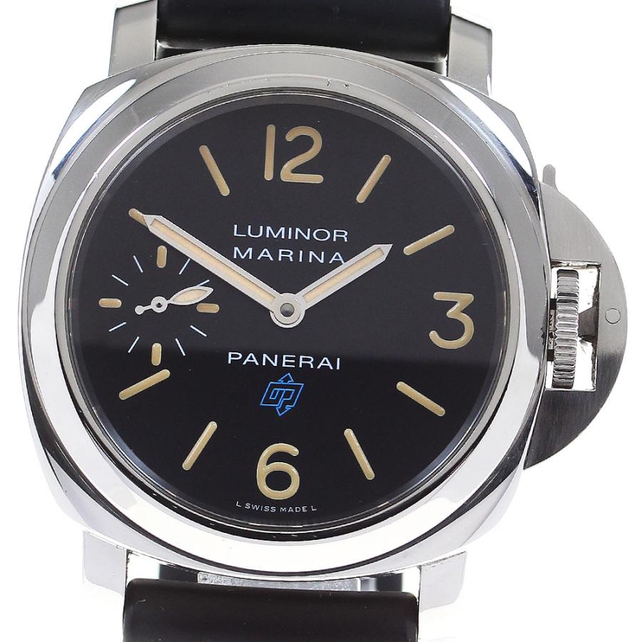OFFICINE PANERAI パネライ PAM00631 ルミノールマリーナ ロゴ アッチャイオ 手巻き メンズ _840403 ...