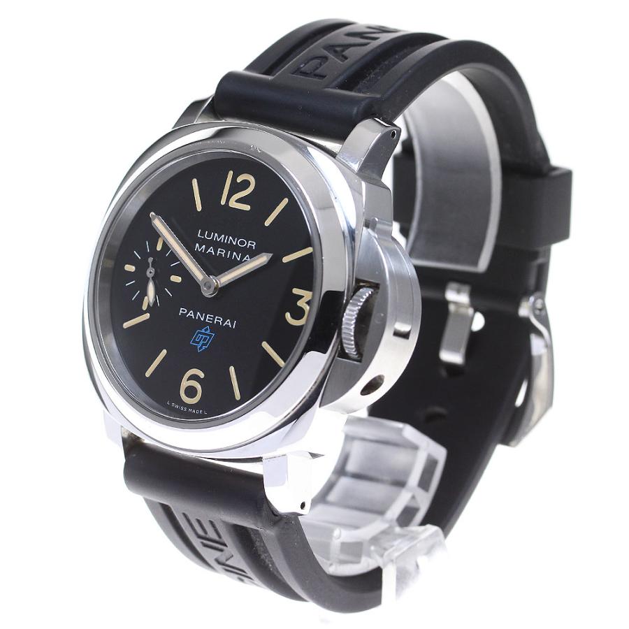 OFFICINE PANERAI パネライ PAM00631 ルミノールマリーナ ロゴ アッチャイオ 手巻き メンズ _840403 ...