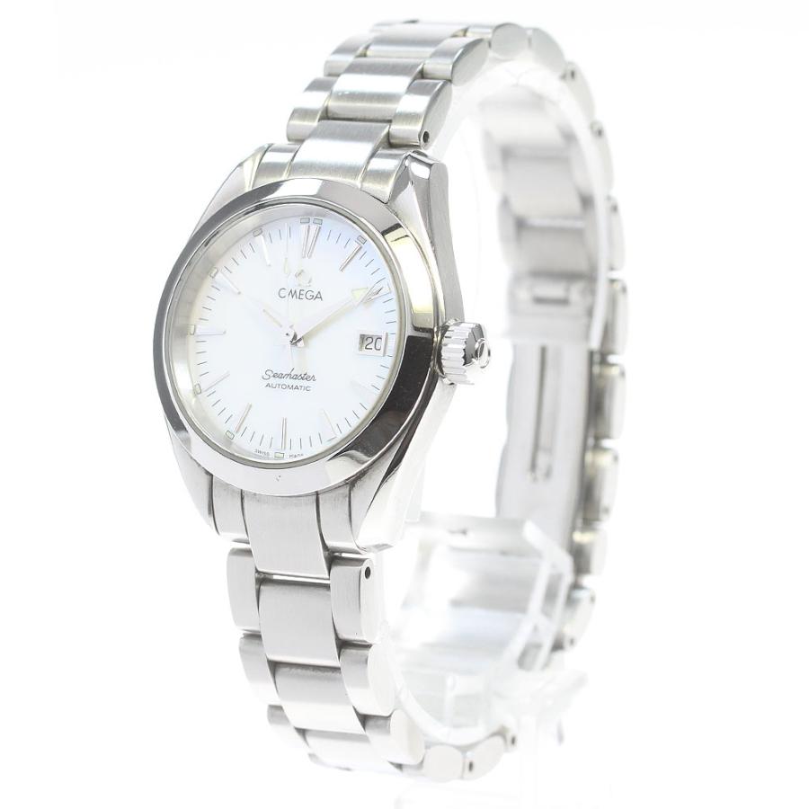 OMEGA オメガ 2573.70 シーマスター アクアテラ デイト 自動巻き レディース _840767 : CLOSER Yahoo!ショップ - 通販 - Yahoo!ショッピング