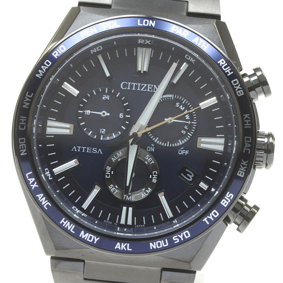 CITIZEN シチズン CB5967-66L アテッサ ブラックチタンシリーズ ソーラー電波 メンズ 極美品 箱・保証書付き_841515 : CLOSER Yahoo!ショップ - 通販 ...