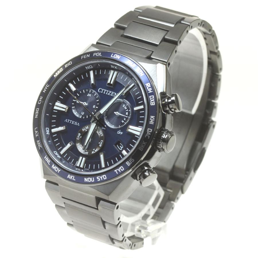 シチズン CITIZEN CB5967-66L アテッサ ブラックチタンシリーズ ソーラー電波 メンズ 極美品 箱・保証書付き_841515 : 841515 : CLOSER Yahoo ...