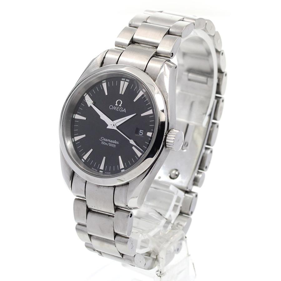 OMEGA オメガ 2518.50 シーマスター150 アクアテラ デイト クォーツ ボーイズ _841631 : CLOSER Yahoo!ショップ - 通販 - Yahoo!ショッピング