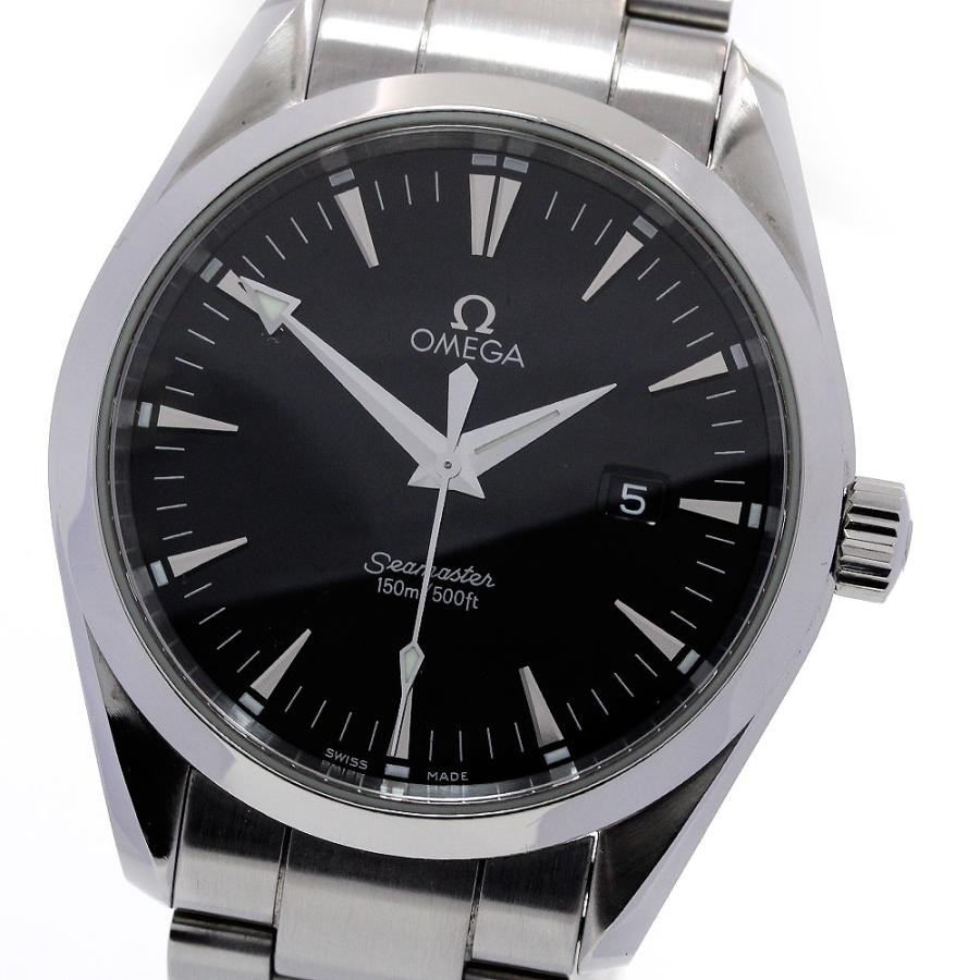 OMEGA オメガ 2517.50 シーマスター アクアテラ デイト クォーツ メンズ _842037 : CLOSER Yahoo!ショップ - 通販 - Yahoo!ショッピング