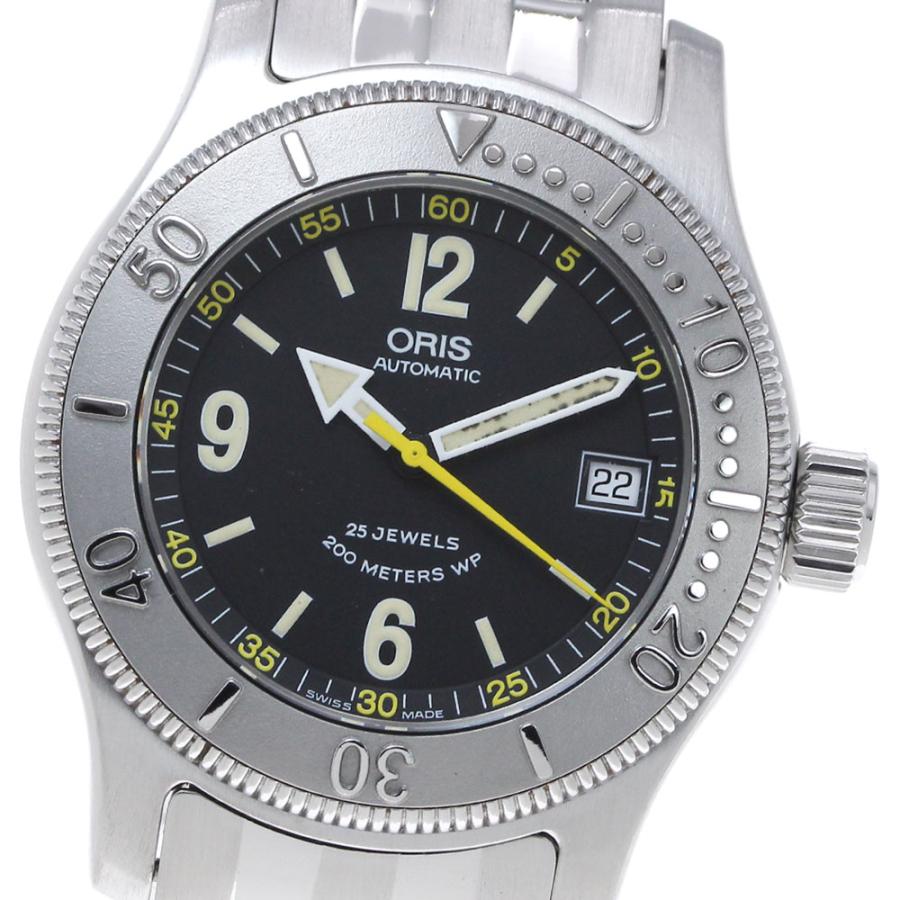 ORIS オリス 7502 ビッグクラウン デイト 自動巻き メンズ 保証書付き_842463 : CLOSER Yahoo!ショップ - 通販 - Yahoo!ショッピング