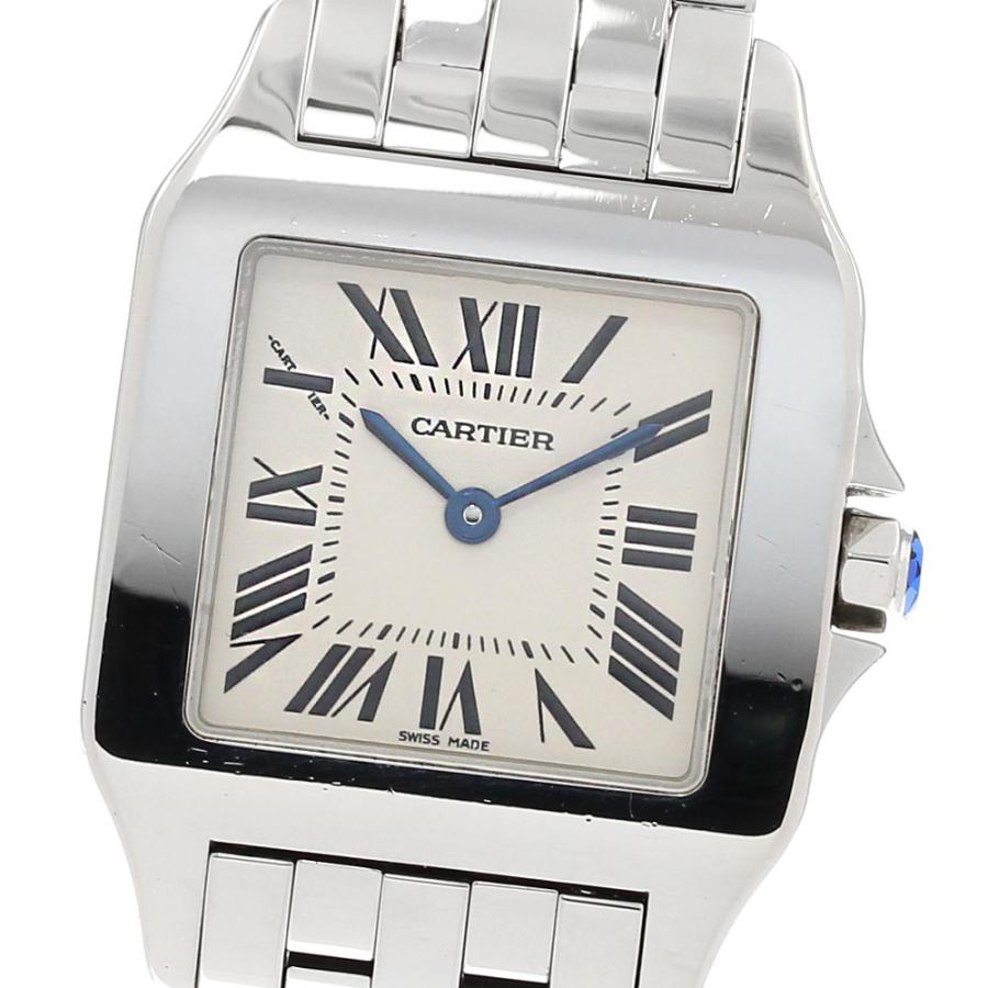 Cartier カルティエ CARTIER W25065Z5 サントス ドゥモワゼル LM クォーツ メンズ _843464 : CLOSER ...