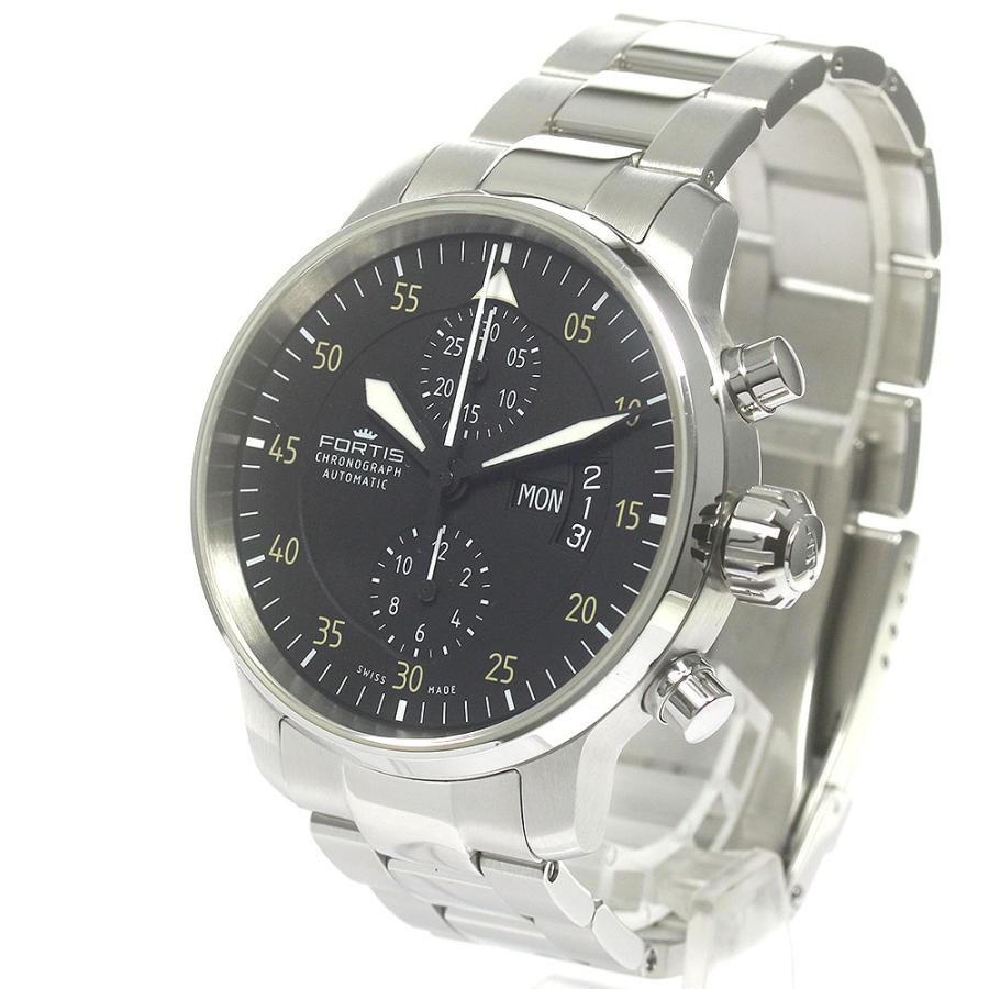 FORTIS フォルティス 705.21.141 フリーガー クロノグラフ デイデイト 自動巻き メンズ 良品 保証書付き_843579 : CLOSER Yahoo!ショップ - 通販 ...