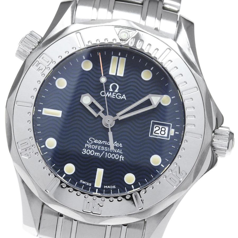 OMEGA オメガ 2562.80 シーマスター300 デイト クォーツ ボーイズ 保証書付き_843718 : CLOSER Yahoo!ショップ - 通販 - Yahoo!ショッピング