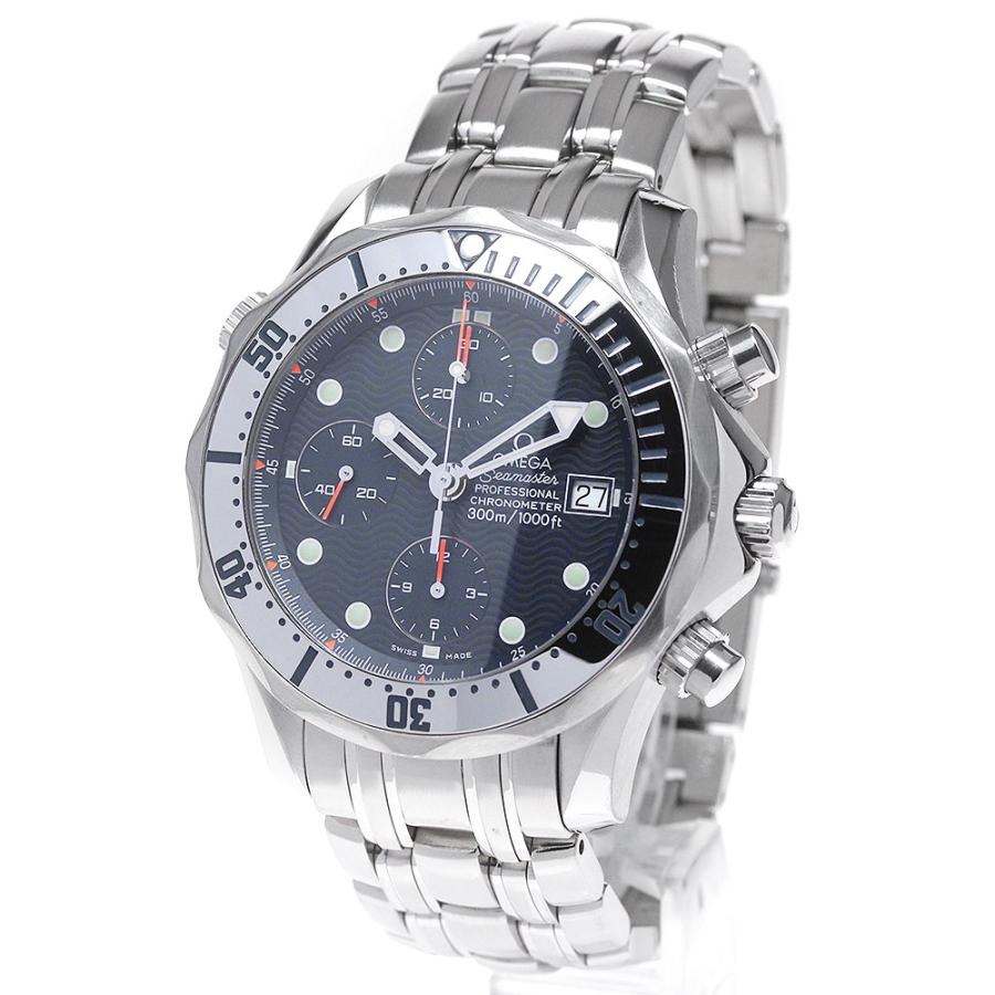 OMEGA オメガ 2598.80 シーマスター300 クロノグラフ デイト 自動巻き メンズ 保証書付き_843725 : CLOSER Yahoo!ショップ - 通販 - Yahoo!ショッピング