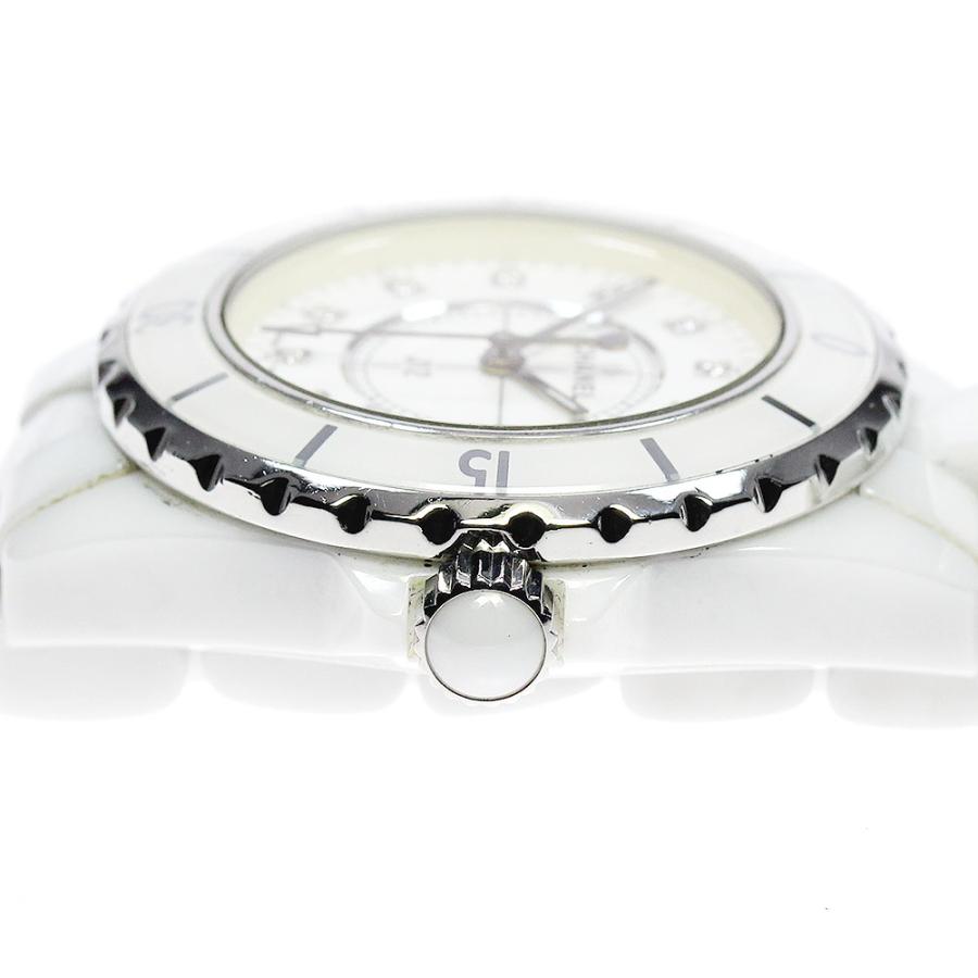 CHANEL シャネル H1628 J12 33MM 白セラミック 12Pダイヤ クォーツ レディース _843797 : CLOSER Yahoo!ショップ - 通販 - Yahoo!ショッピング