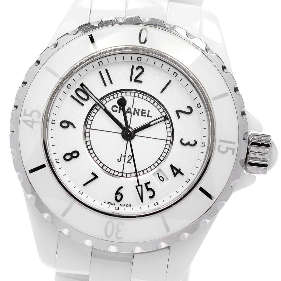 CHANEL シャネル H0968 J12 33mm 白セラミック デイト クォーツ レディース _843799 : CLOSER Yahoo!ショップ - 通販 - Yahoo!ショッピング