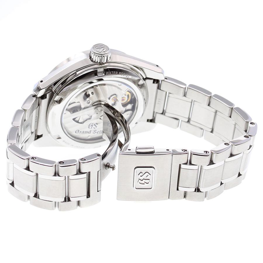 SEIKO セイコー SBGA373/9R65-0CV0 グランドセイコー パワーリザーブ スプリングドライブ メンズ 美品 箱・保証書付き ...