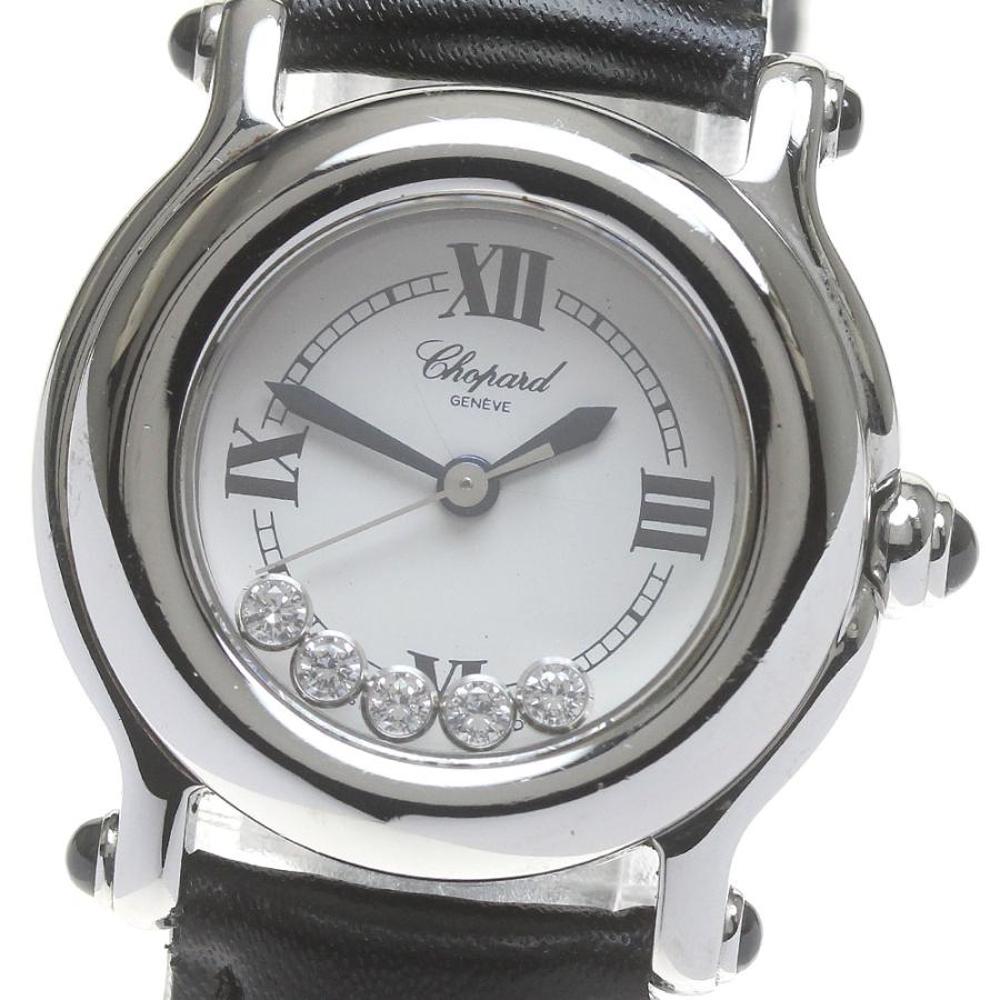 Chopard ショパール 27/8245-23 ハッピースポーツ 5Pダイヤ クォーツ レディース _844257 : CLOSER Yahoo!ショップ - 通販 - Yahoo!ショッピング