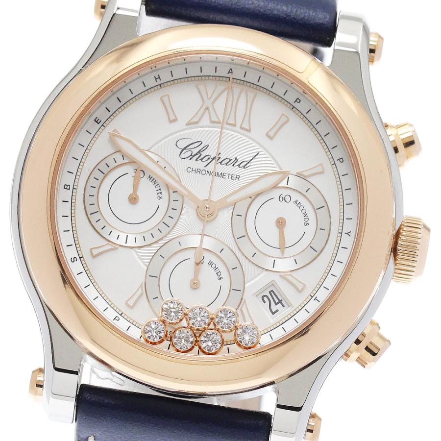 Chopard ショパール 8615 ハッピースポーツ クロノグラフ ムービングダイヤ 自動巻き メンズ 未使用品 箱・保証書付き_845079 : CLOSER Yahoo!ショップ ...