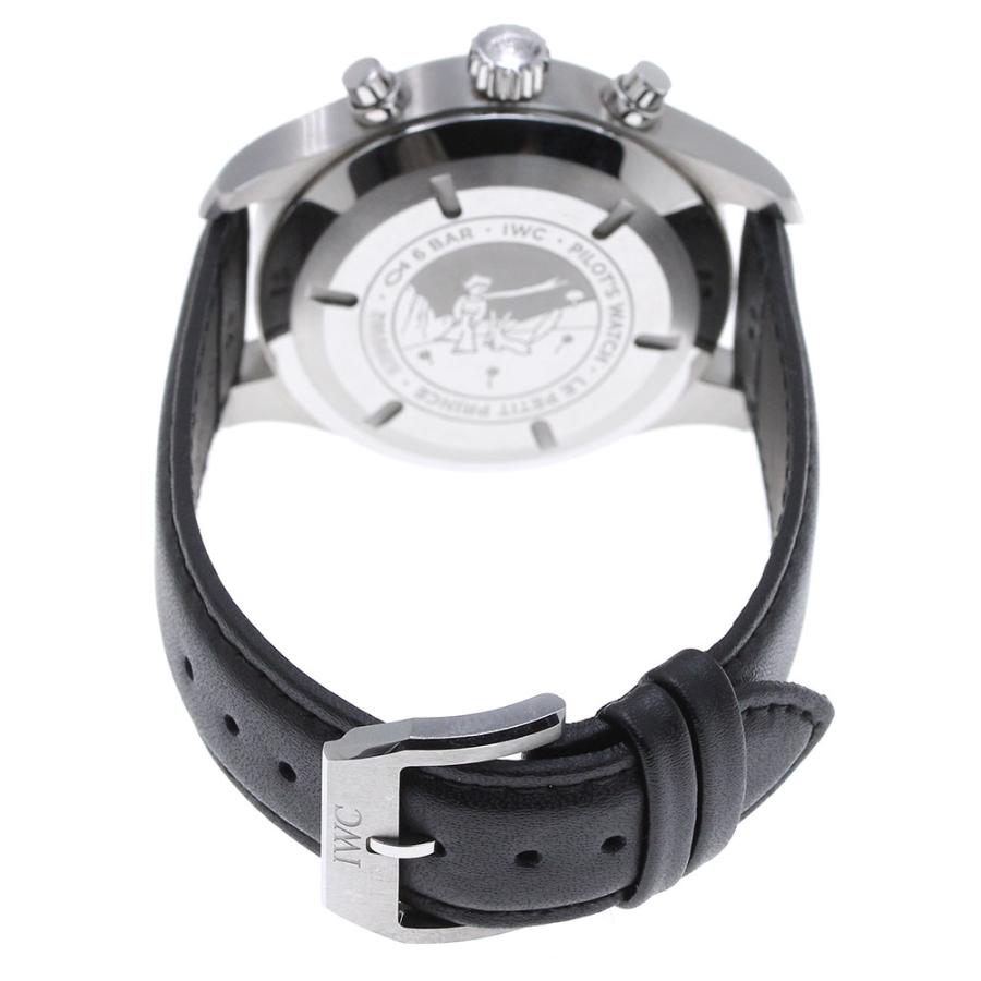 IWC IWC SCHAFFHAUSEN IW377706 パイロットウォッチ クロノグラフ プティ・プランス 自動巻き メンズ 良品 ...