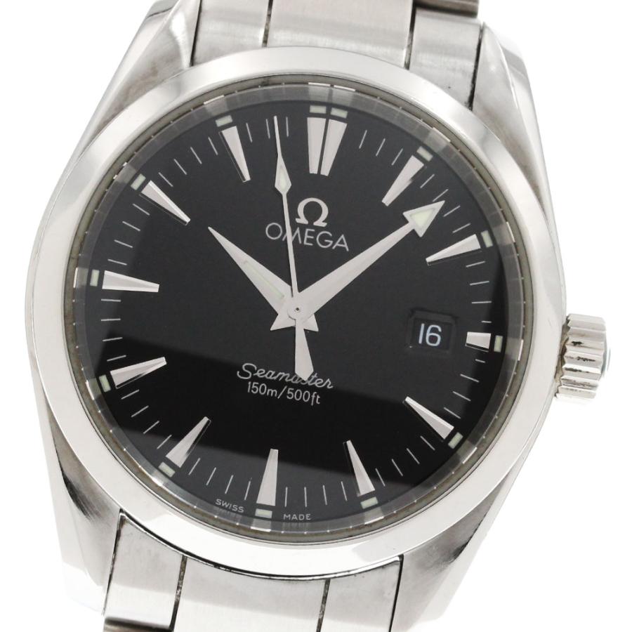 OMEGA オメガ 2518.50 シーマスター150 アクアテラ デイト クォーツ ボーイズ 保証書付き_845369 : CLOSER Yahoo!ショップ - 通販 - Yahoo!ショッピング