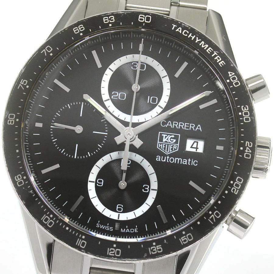 TAG HEUER タグホイヤー CV2010-3 カレラ クロノグラフ 自動巻き メンズ _845427 : CLOSER Yahoo!ショップ - 通販 - Yahoo!ショッピング