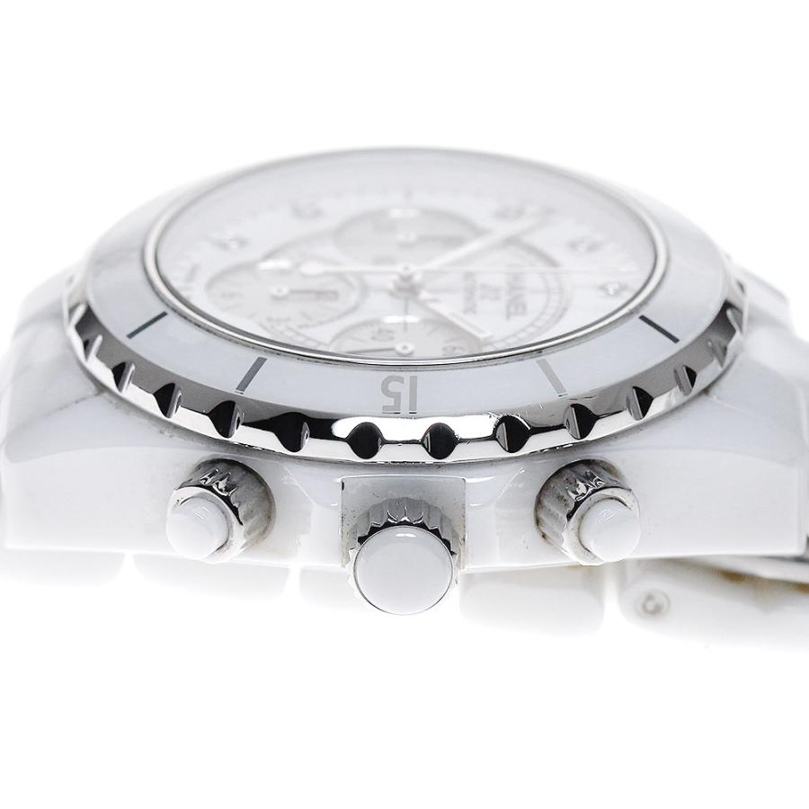 CHANEL（シャネル） CHANEL H2009 J12 9Pダイヤ クロノグラフ 自動巻き メンズ 保証書付き_845468 ...