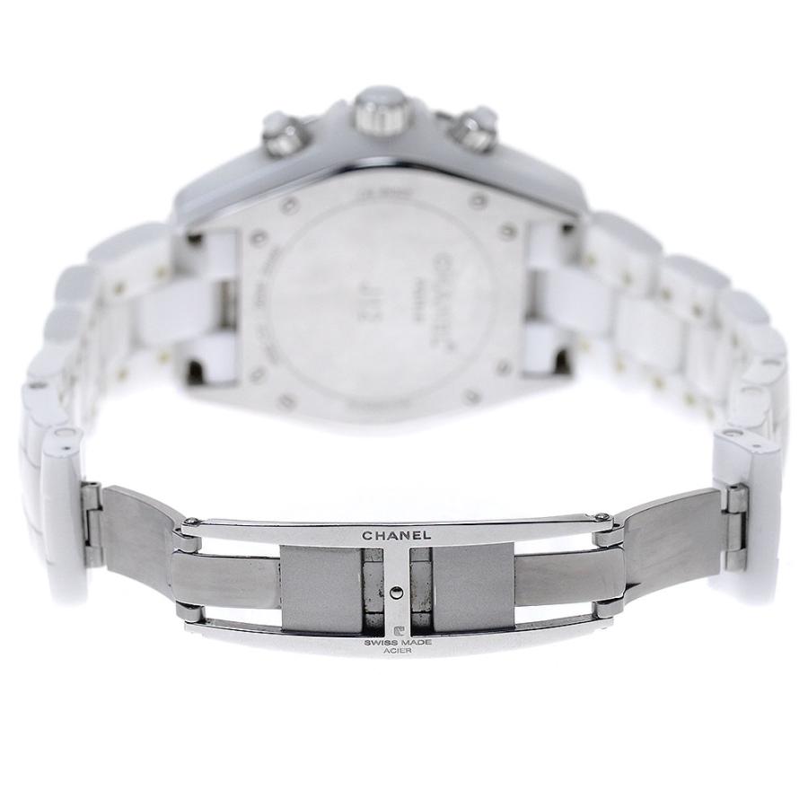 シャネル CHANEL H2009 J12 9Pダイヤ クロノグラフ 自動巻き メンズ 保証書付き_845468 : 845468 ...