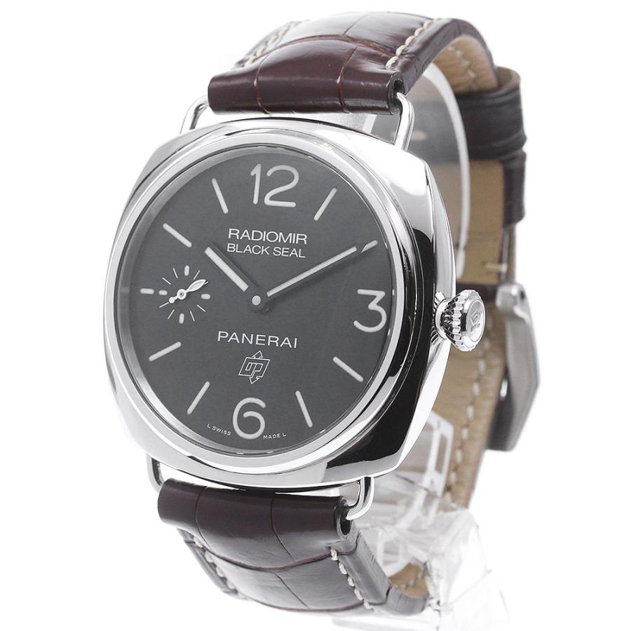 パネライ PANERAI PAM00380 ラジオミール ブラックシール ロゴ スモールセコンド 手巻き メンズ _845837 : ...