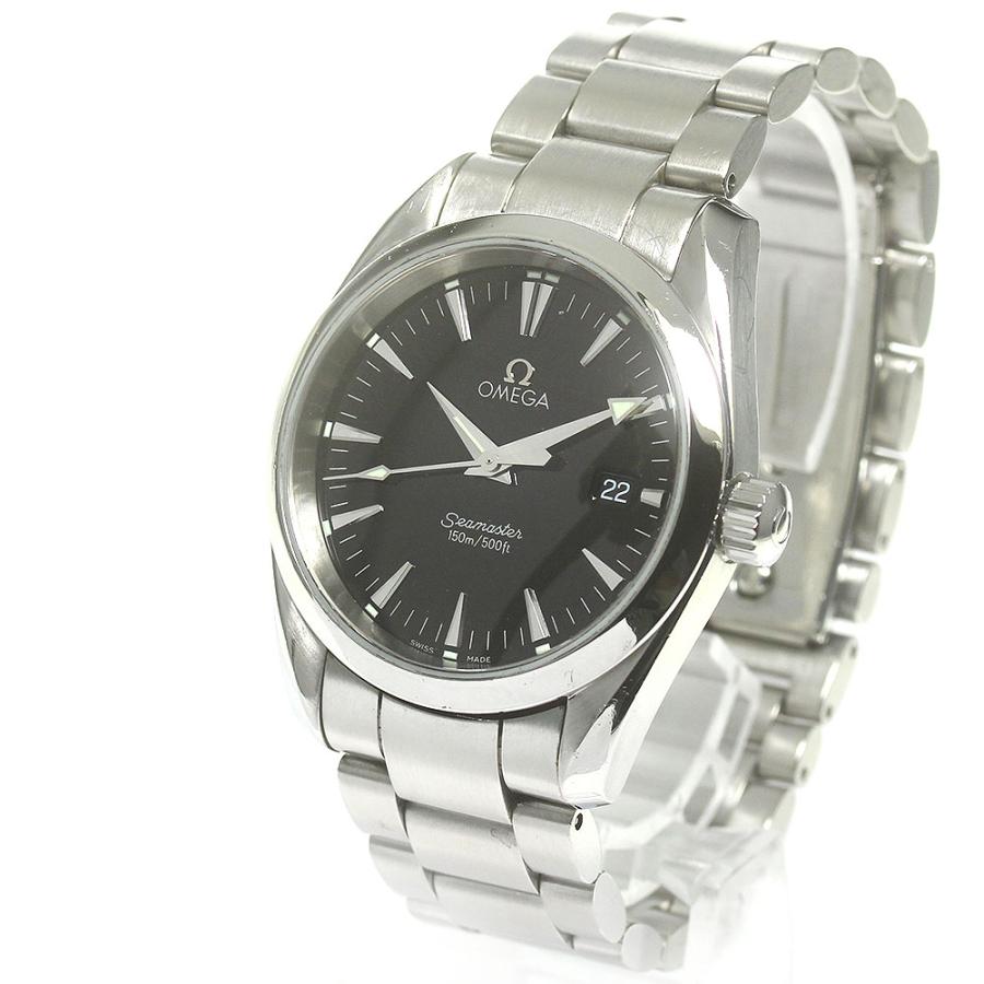 OMEGA オメガ 2518.50 シーマスター150 アクアテラ デイト クォーツ ボーイズ _846043 : CLOSER Yahoo!ショップ - 通販 - Yahoo!ショッピング