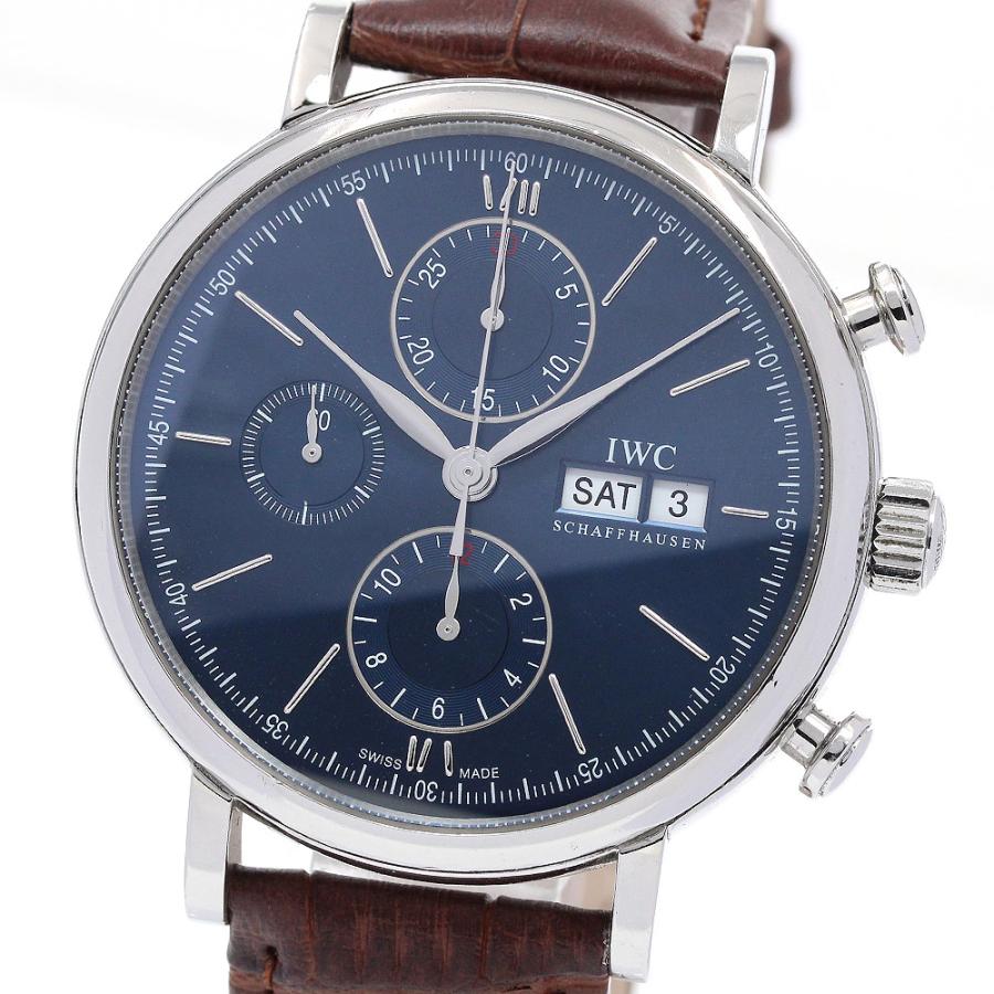 IWC SCHAFFHAUSEN IW391019 ポートフィノ クロノグラフ ローレウス 世界2500本限定 自動巻き メンズ ...