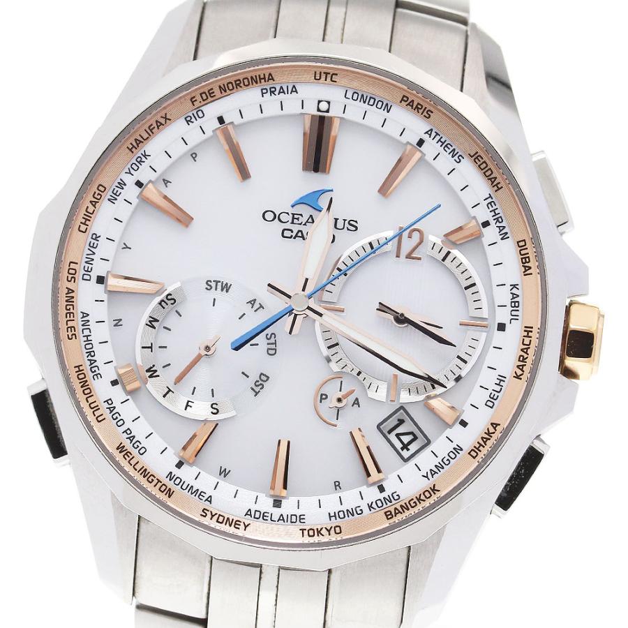 CASIO カシオ OCW-S3400E-7AJF オシアナス マンタ ソーラー電波 メンズ _846145 : CLOSER Yahoo ...