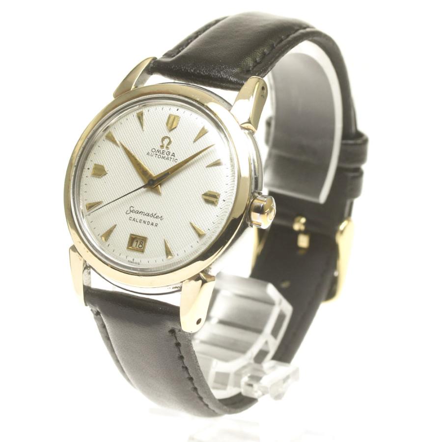 OMEGA オメガ 2627-7SC シーマスター カレンダー デイト ハーフローター cal.353 自動巻き メンズ _846432 ...