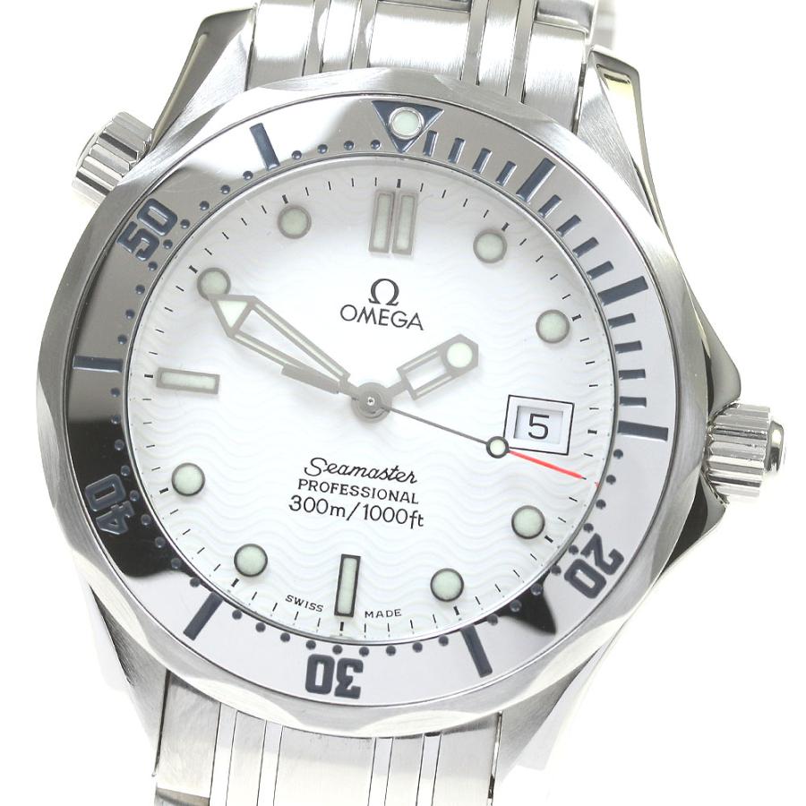 OMEGA オメガ 2562.20 シーマスター300 デイト クォーツ ボーイズ 良品 _847325 : CLOSER Yahoo!ショップ - 通販 - Yahoo!ショッピング