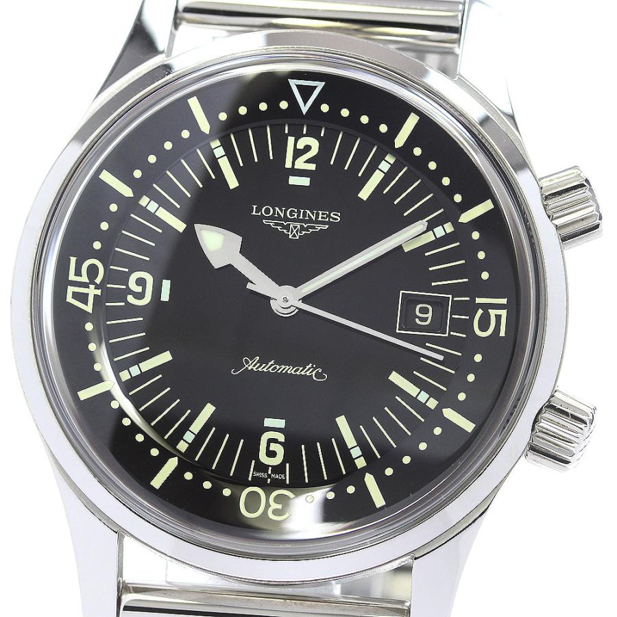 LONGINES ロンジン L3.674.4 レジェンドダイバー デイト 自動巻き メンズ 保証書付き_847362 : CLOSER ...
