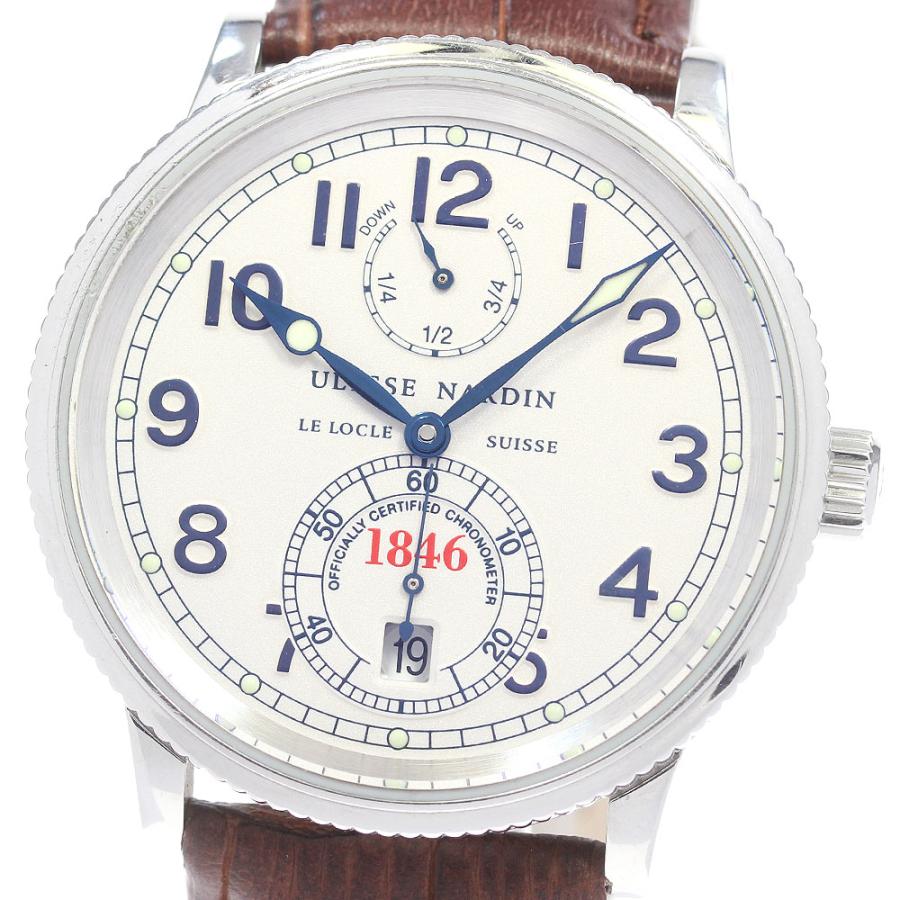 ULYSSE NARDIN ユリス・ナルダン Ulysse Nardin 263-22 マリーン クロノメーター パワーリザーブ 自動巻き ...