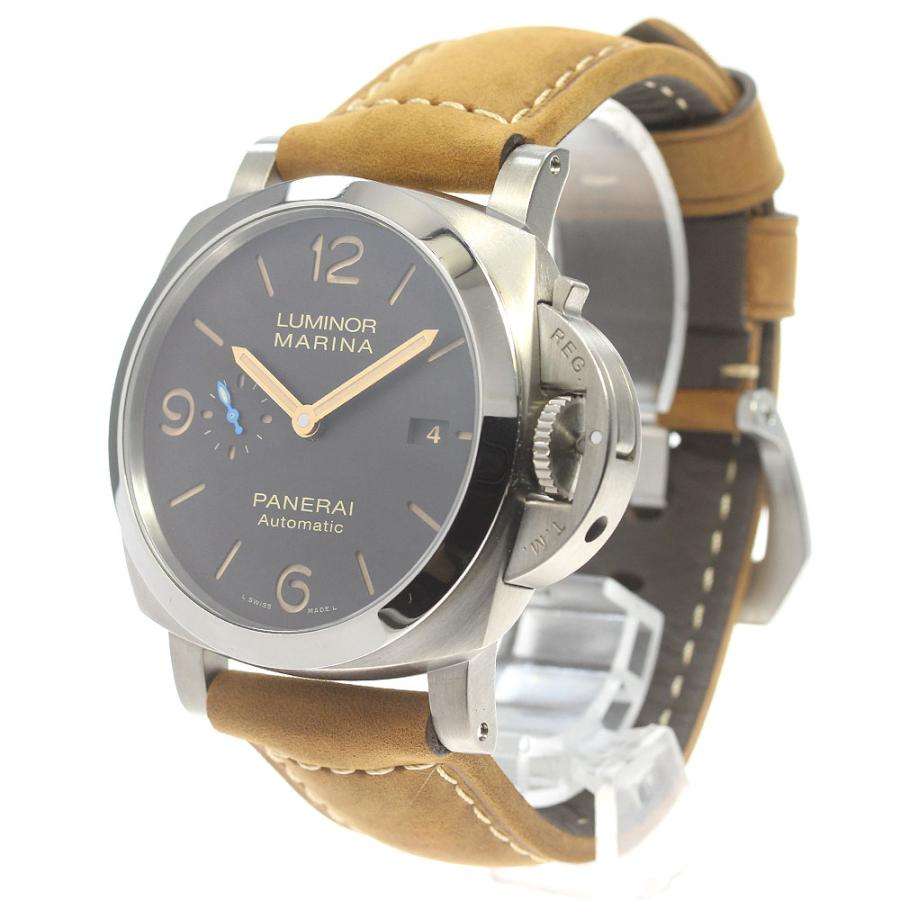 パネライ PANERAI PAM01351 ルミノールマリーナ 1950 3デイズ 自動巻き メンズ 箱・保証書付き メーカーOH済 ...