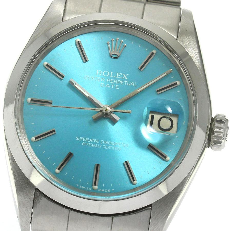 ROLEX ロレックス 1500 デイト リダンダイヤル Cal.1570 自動巻き メンズ _847778 : CLOSER Yahoo!ショップ - 通販 - Yahoo!ショッピング
