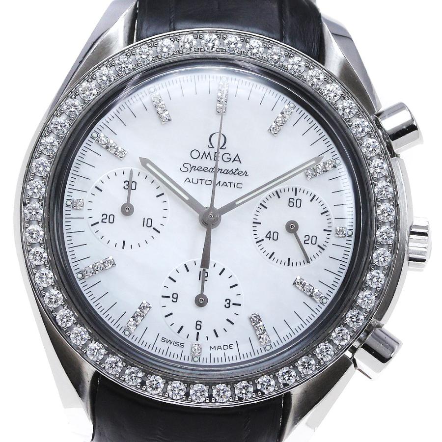 OMEGA オメガ 3815.77.36 スピードマスター クロノグラフ ダイヤベゼル 自動巻き レディース _848148 : CLOSER ...