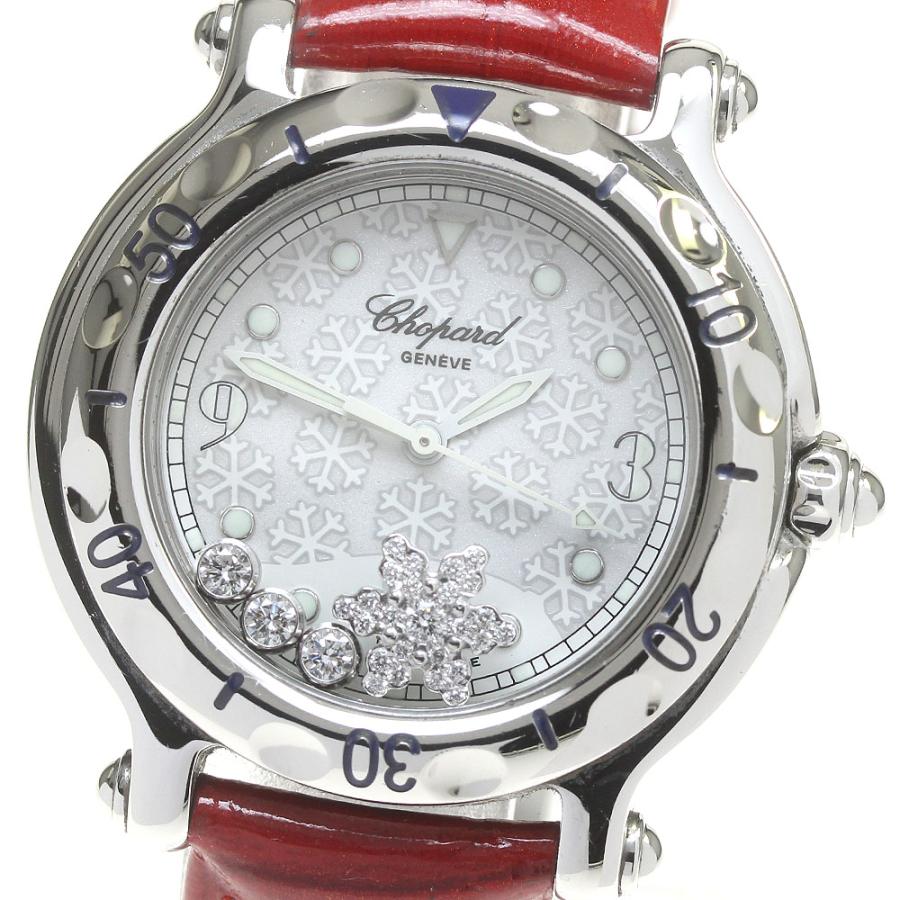 Chopard（ショパール） Chopard 27/8949 ハッピースポーツ スノーフレーク ダイヤモンド クォーツ レディース _848559 : CLOSER Yahoo!ショップ ...