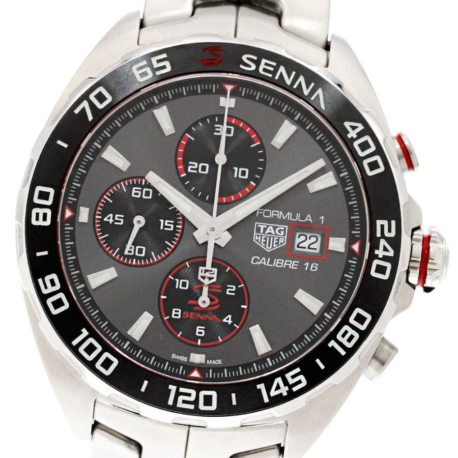 TAG HEUER（タグ・ホイヤー） TAG HEUER CAZ201D フォーミュラ1 アイルトン セナ クロノグラフ 自動巻き メンズ 箱 ...