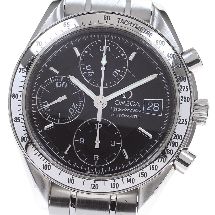 OMEGA オメガ 3513.50 スピードマスター デイト クロノグラフ 自動巻き メンズ 保証書付き_848926 : CLOSER Yahoo!ショップ - 通販 - Yahoo!ショッピング