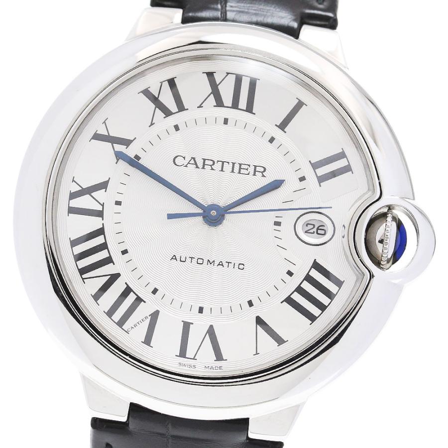 Cartier カルティエ CARTIER W69016Z4 バロンブルー 42mm デイト 自動巻き メンズ _848985 ...