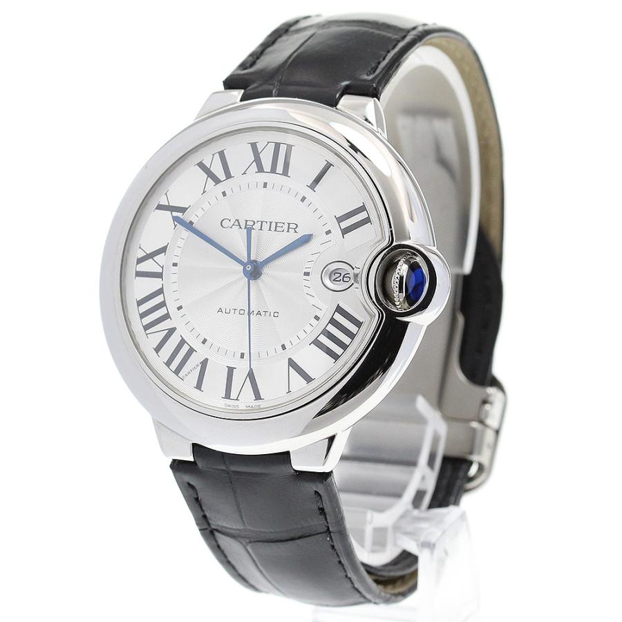 Cartier カルティエ CARTIER W69016Z4 バロンブルー 42mm デイト 自動巻き メンズ _848985 ...