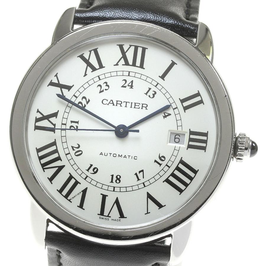 カルティエ CARTIER W6701010 ロンドソロXL デイト 自動巻き メンズ 保証書付き_849580 : 849580 ...
