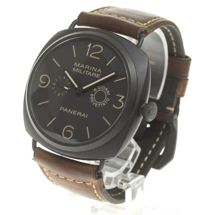 パネライ PANERAI PAM00339 ラジオミール コンポジット マリーナ ミリターレ 8デイズ スモールセコンド 手巻き メンズ ...