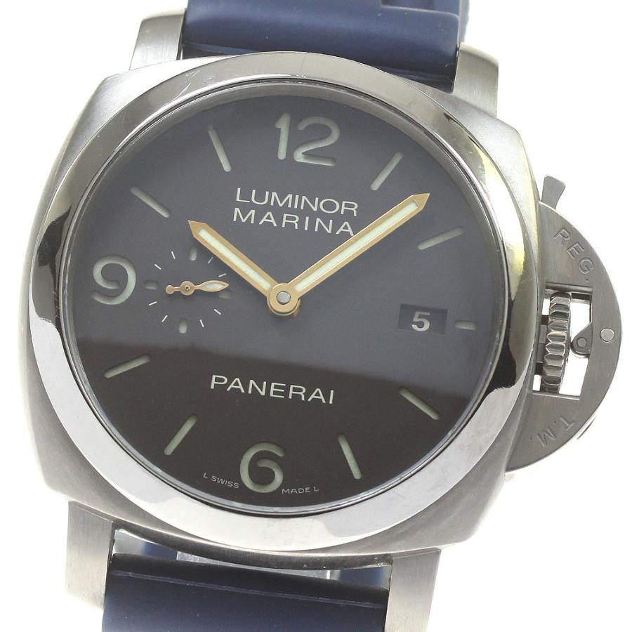 OFFICINE PANERAI パネライ PAM00351 ルミノールマリーナ1950 3デイズ デイト 自動巻き メンズ _849713 ...