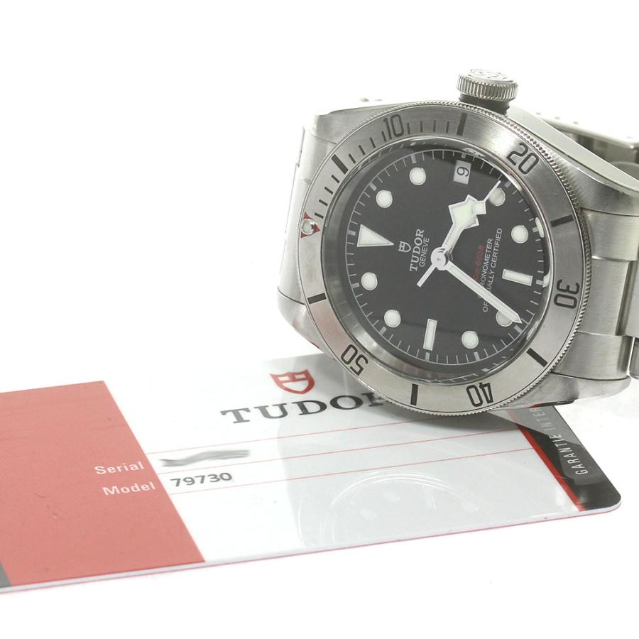 TUDOR チュードル 79730 ブラックベイ スチール デイト 自動巻き メンズ 保証書付き_849728 : CLOSER Yahoo ...