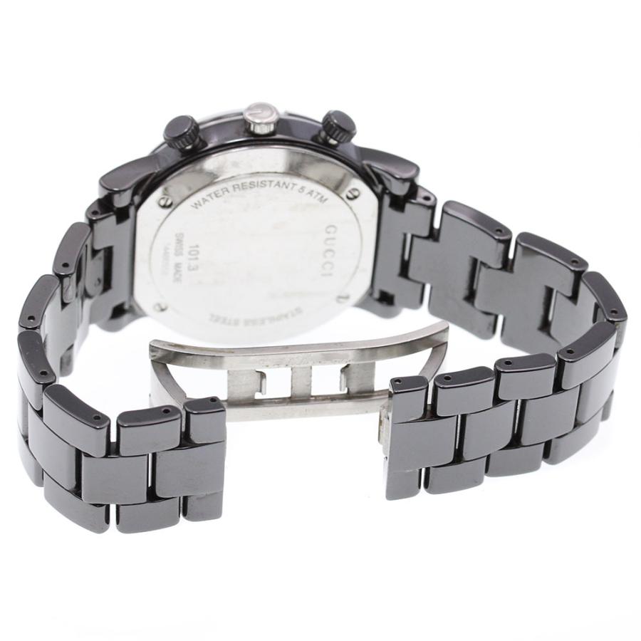 GUCCI グッチ 101.3/YA101352 Gクロノ スモールセコンド クォーツ メンズ 良品 _850218 : CLOSER Yahoo!ショップ - 通販 - Yahoo!ショッピング