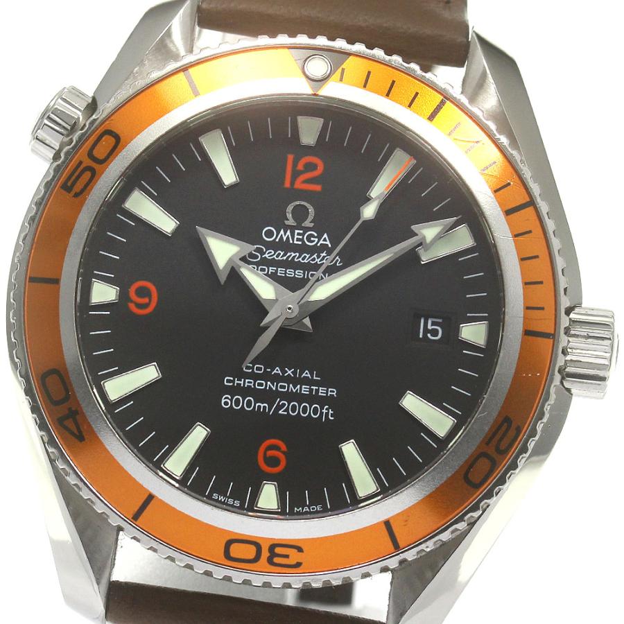 OMEGA オメガ 2909.50.38 シーマスター プラネットオーシャン コーアクシャル クロノメーター 自動巻き メンズ 保証書付き ...